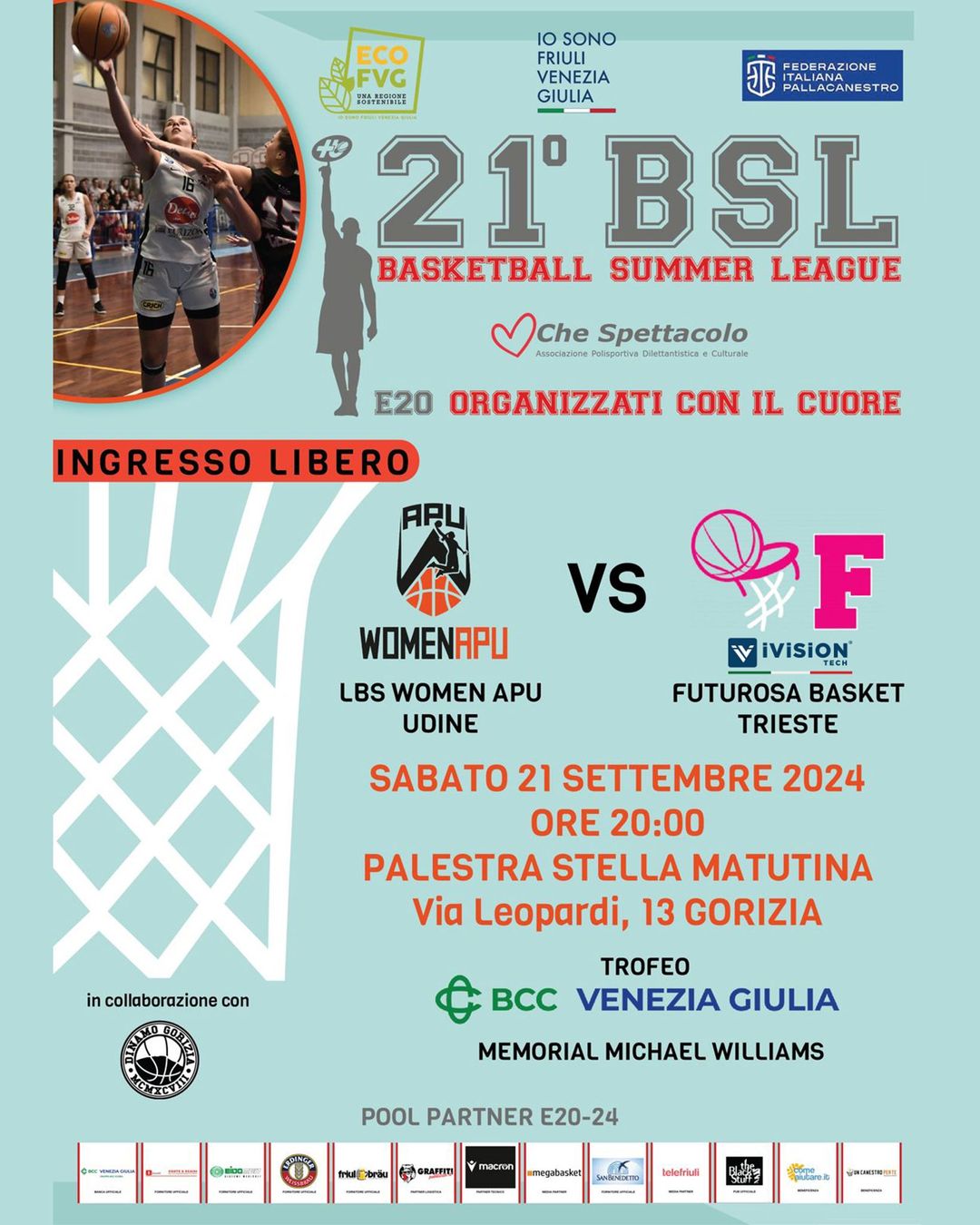 Tutto pronto per il 21° BSL Basket Summer League | Futurosa #Forna ...